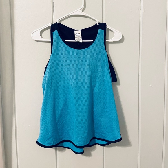 Avia | Shirts & Tops | Avia Aqua And Navy Workout Tank Top With Builtin ...
